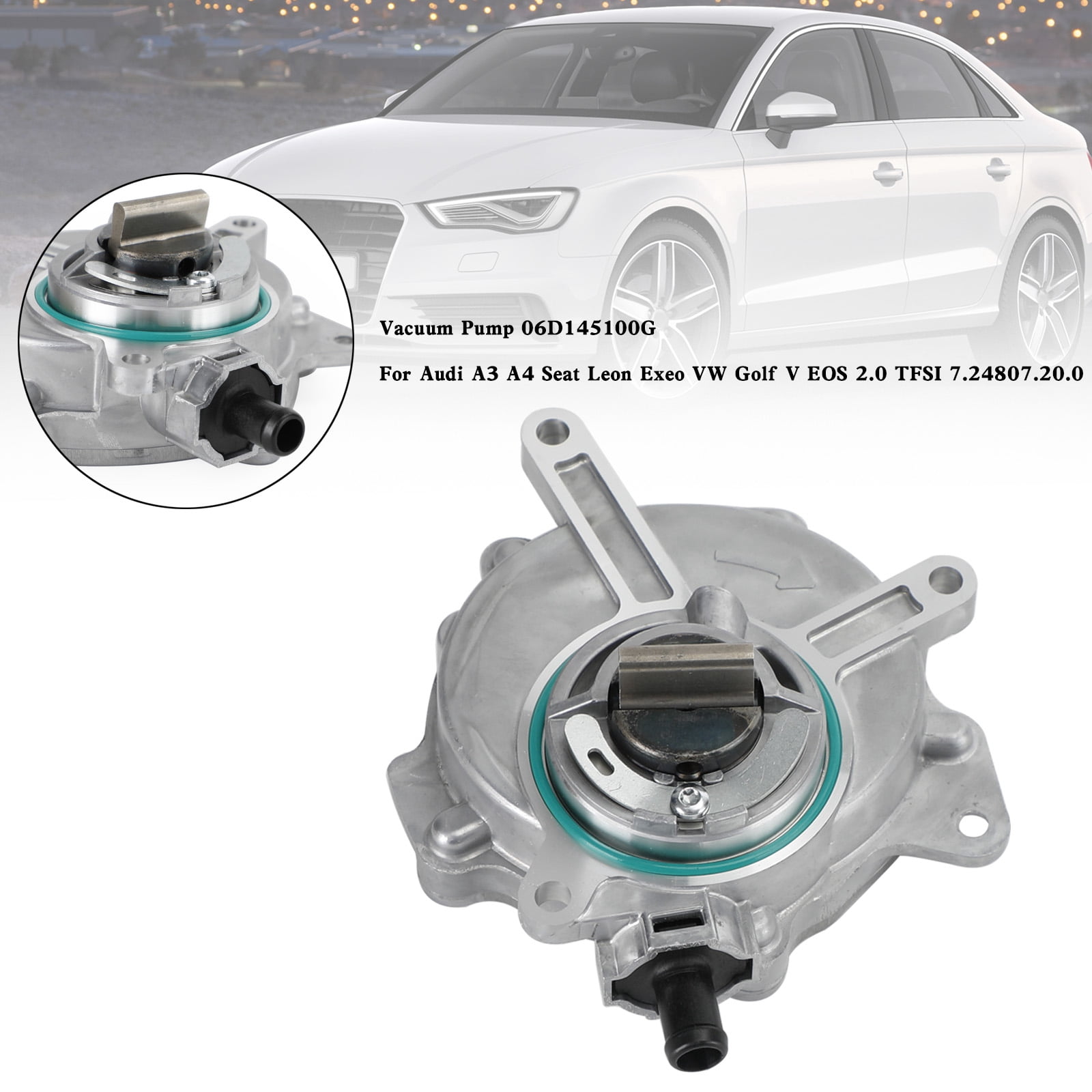 Vacuum Pump 06D145100G For Audi A3 A4 Seat Leon Exeo VW Golf V EOS 2.0 ...