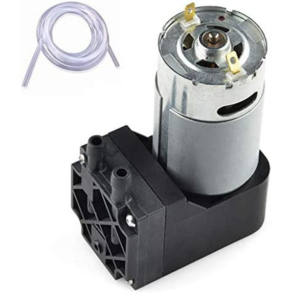 Vacuum Pump 12V Mini Diaphragm Air Compressor with Silicone Tube ...