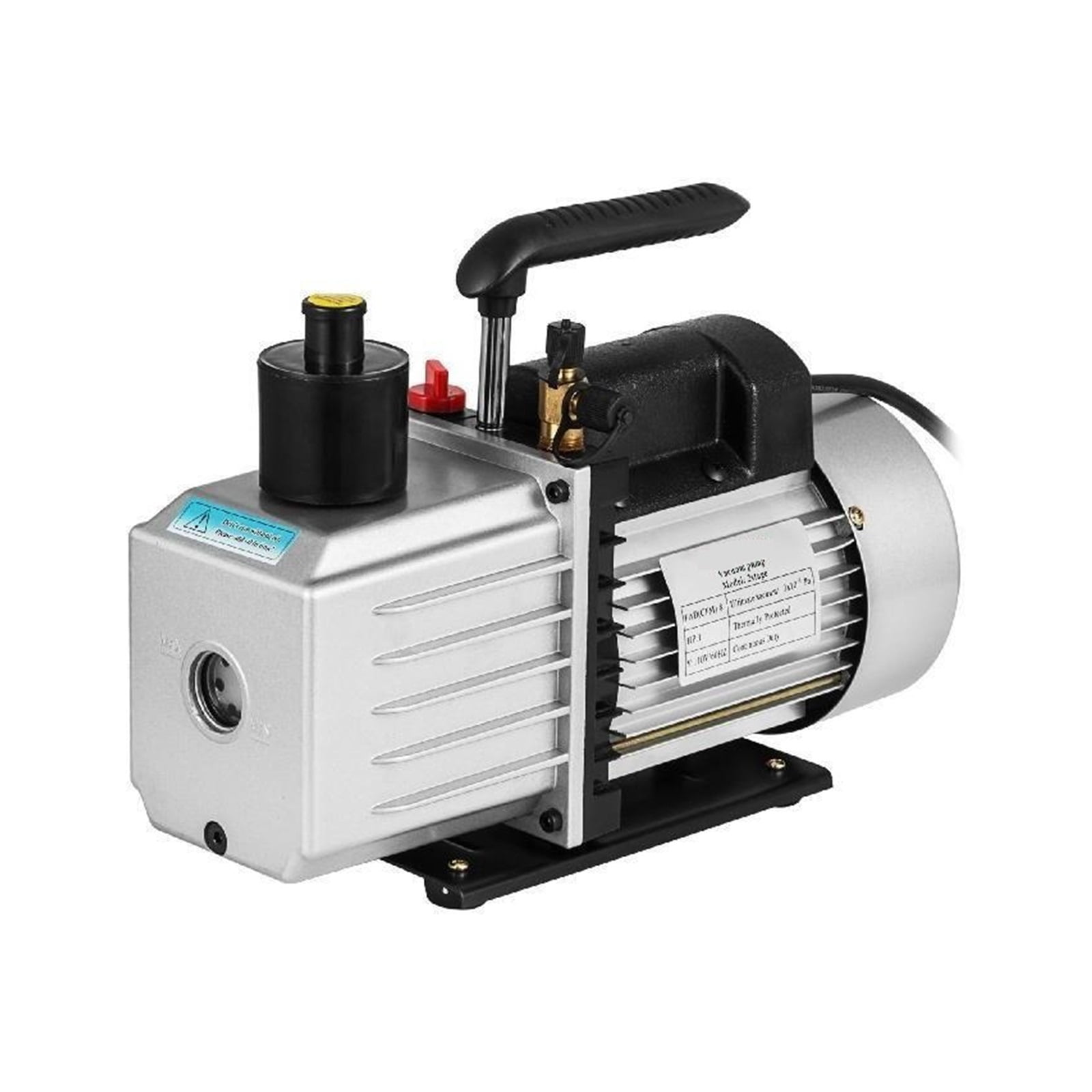 Vacuum Pump 1HP Two Stage HVAC Rotary Vane Degassing Processing Air ...