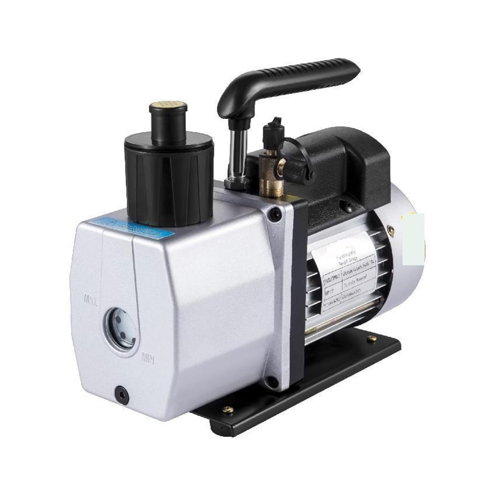 Vacuum Pump,5CFM 1/2 HP Double Stage HVAC Refrigerant Vacuum Pump ...