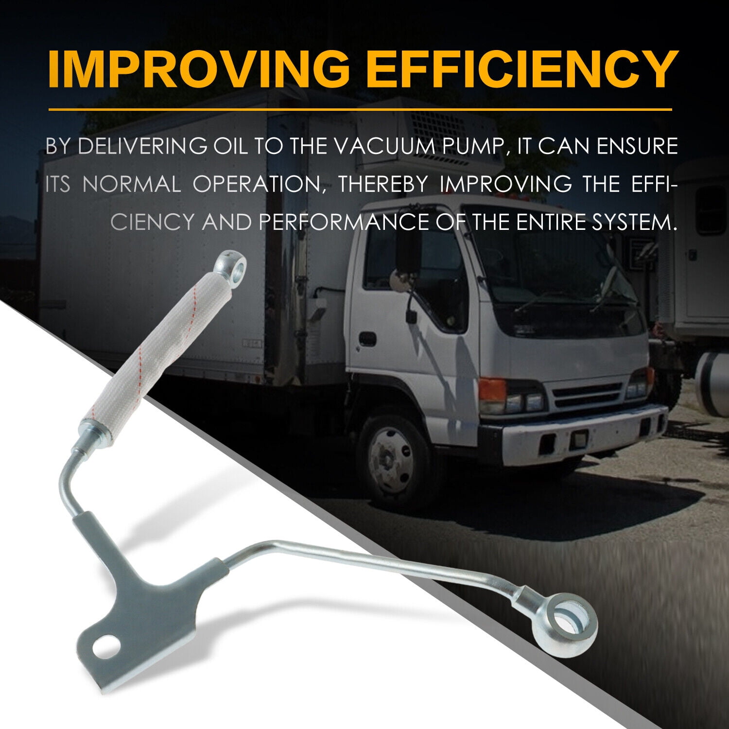 Vacuum Pump Oil Pipe for 2001-2009 Isuzu NPR 2001-2007 NQR 2005-2007 ...