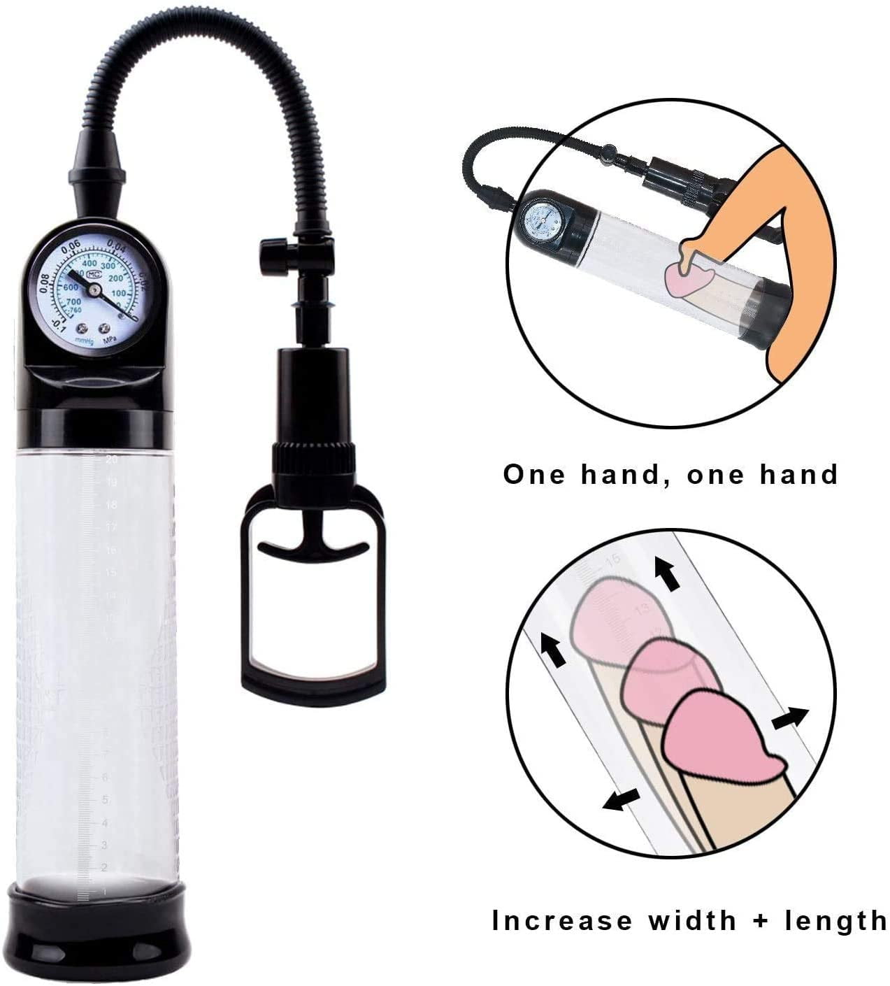 Vacuum Pump Sex Toys Vacuum Penis Pump Manual Penis Pump Erection Device For Male Sex Toy Th7