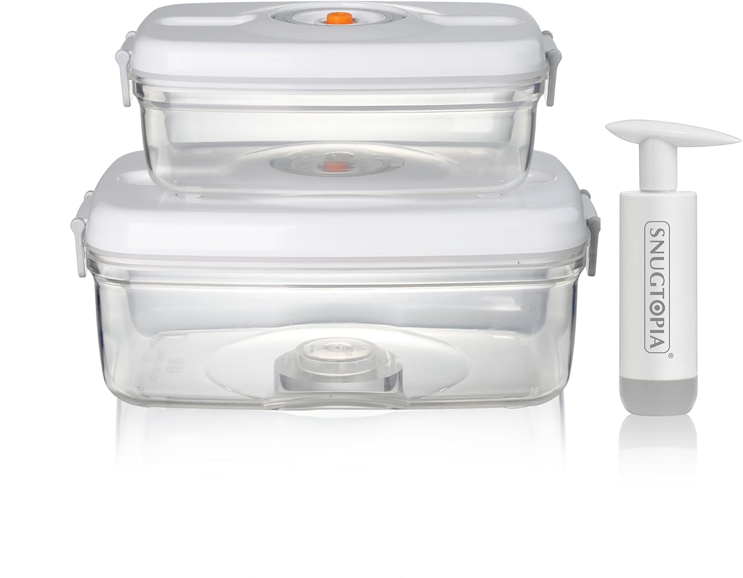 Vacuum Seal Food Storage Containers Set for Meal Pre, Snack, Veigges ...