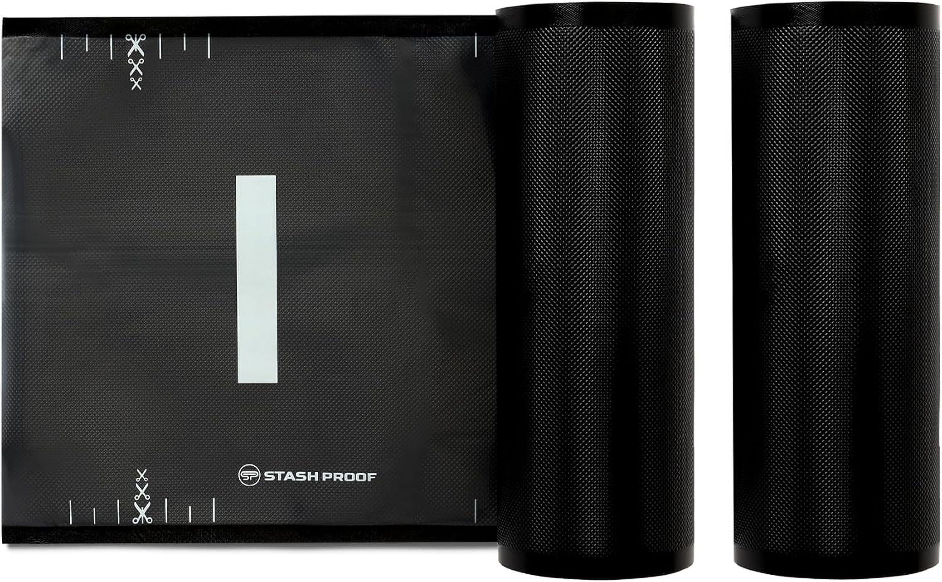 Vacuum Seal Rolls 11" x 50' 2 Pack (100 Feet Total) (Clear and Black) 5 ...