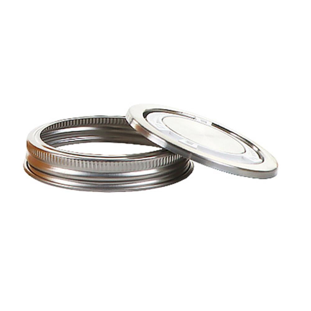 Vacuum Seal Stainless Steel Mason Jar Lid with Timer - Transparent ...