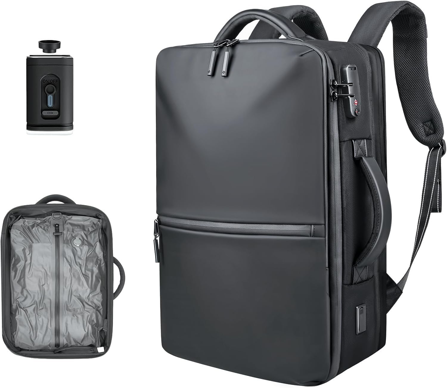 Vacuum Seal Travel Backpack 60L or 70L - Expandable Vacuum Compression ...