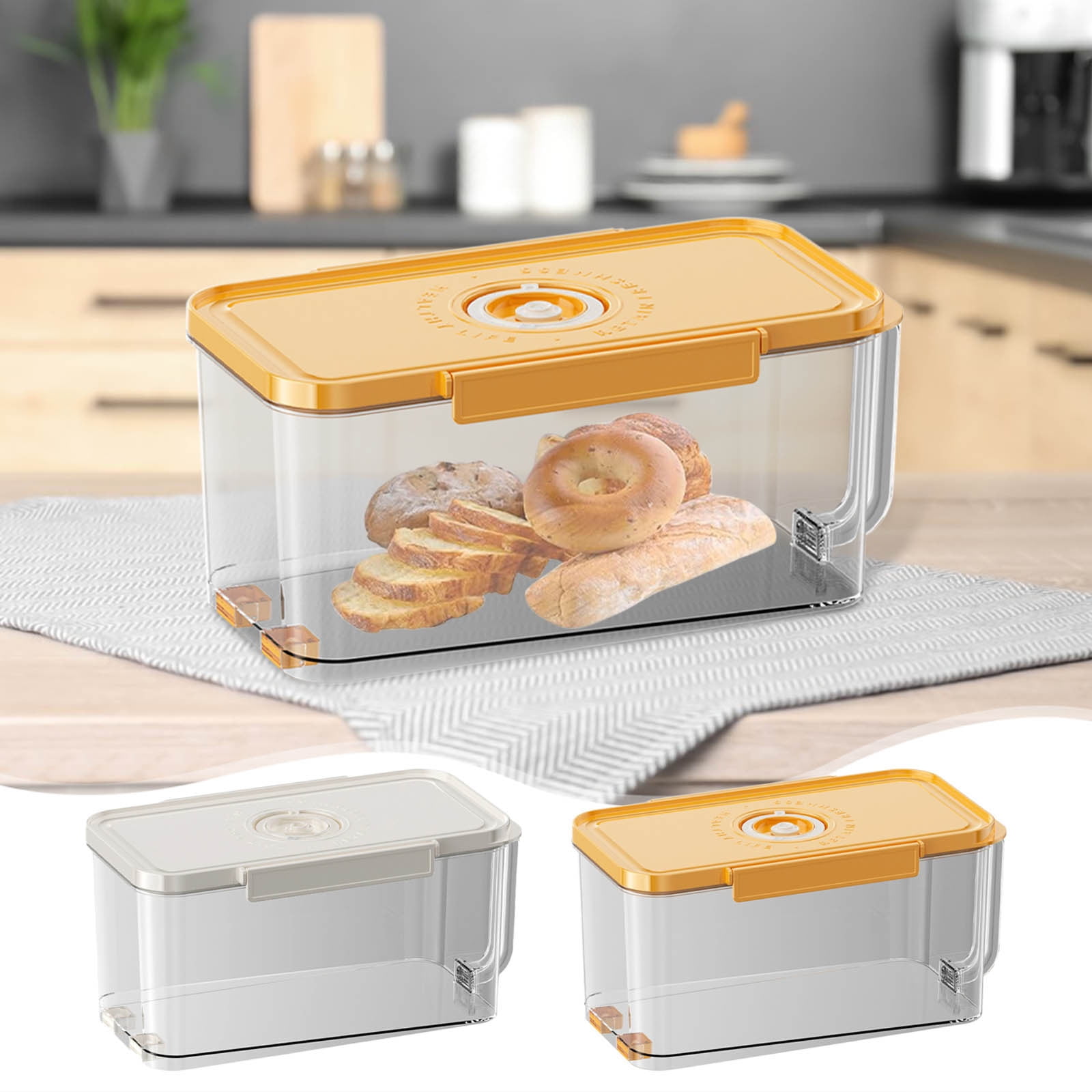 Vacuum Sealed Rice Storage Container | Airtight Grain Preservation Box ...