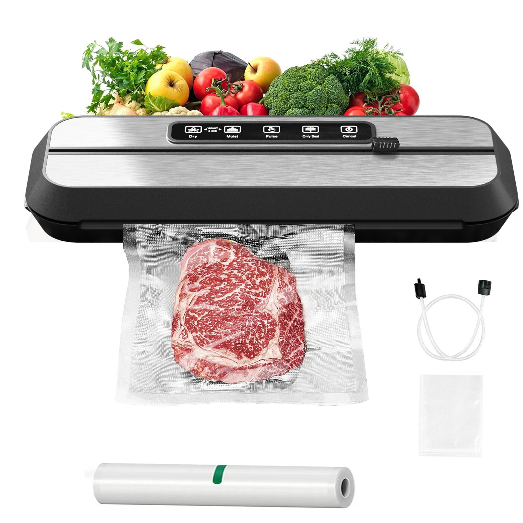 Blusmart Vacuum Sealer, 80KPA, Built-in Cutter, Air Hose, Dry & Moist ...