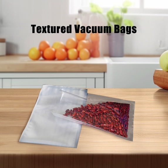 Vacuum Sealer Bags for Food, 100 Count Commercial Grade Embossed Food ...