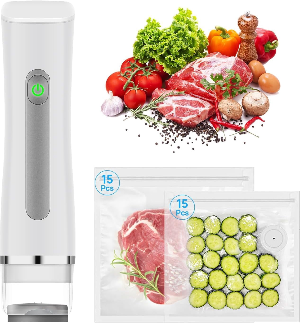 Vacuum Sealer Compact Vacuum Sealer For Food Preservation Portable ...