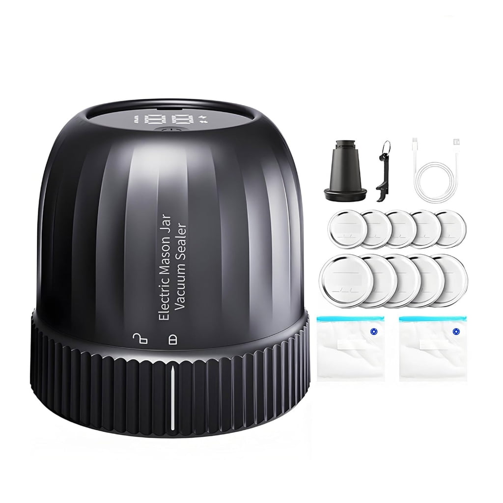 Vacuum Sealer Electric Canning Jar Sealer Great for Various Jar Sizes ...