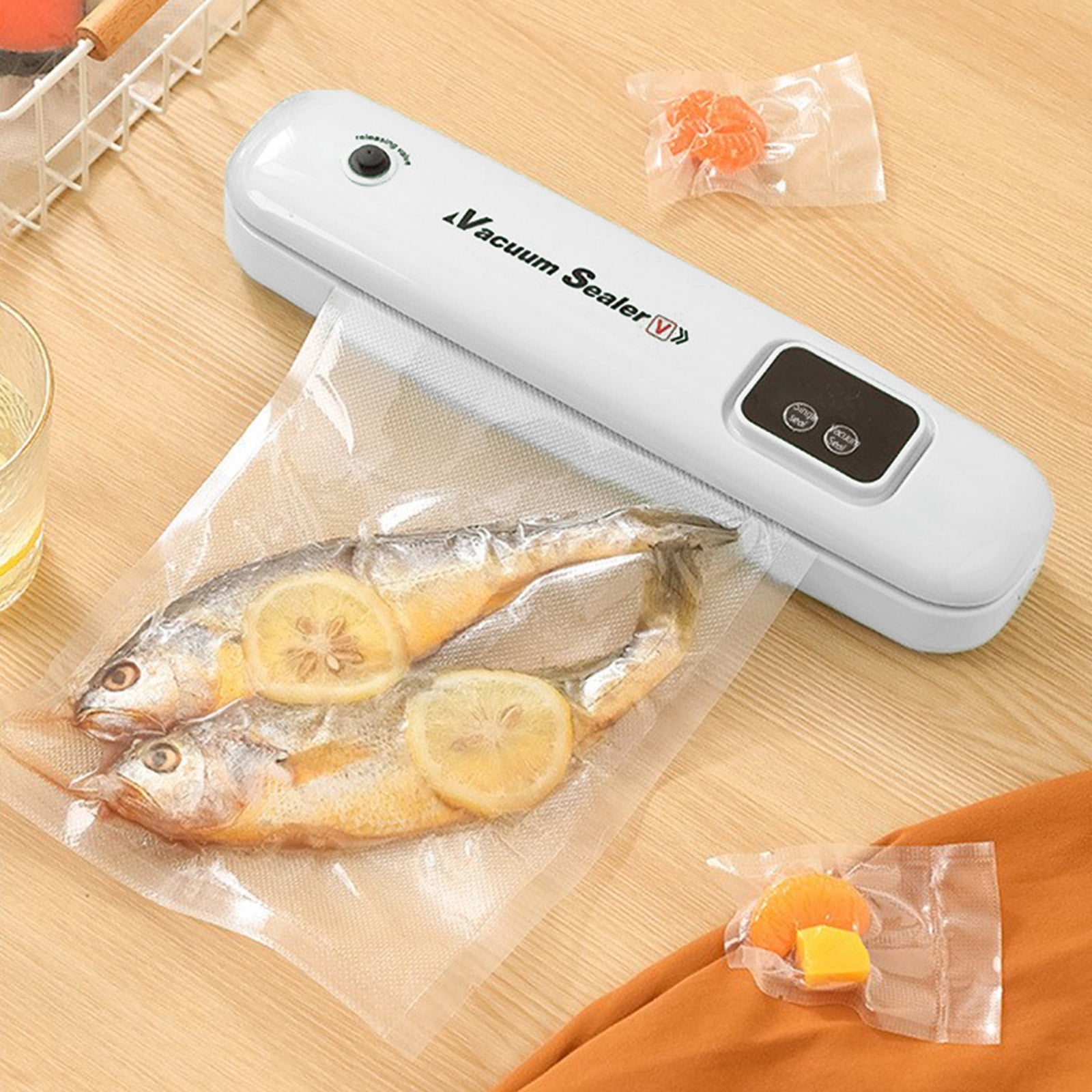 Vacuum Sealer Food Protector, Automatic Vacuum Sealer Machine for Food Preservation and Fresh ...