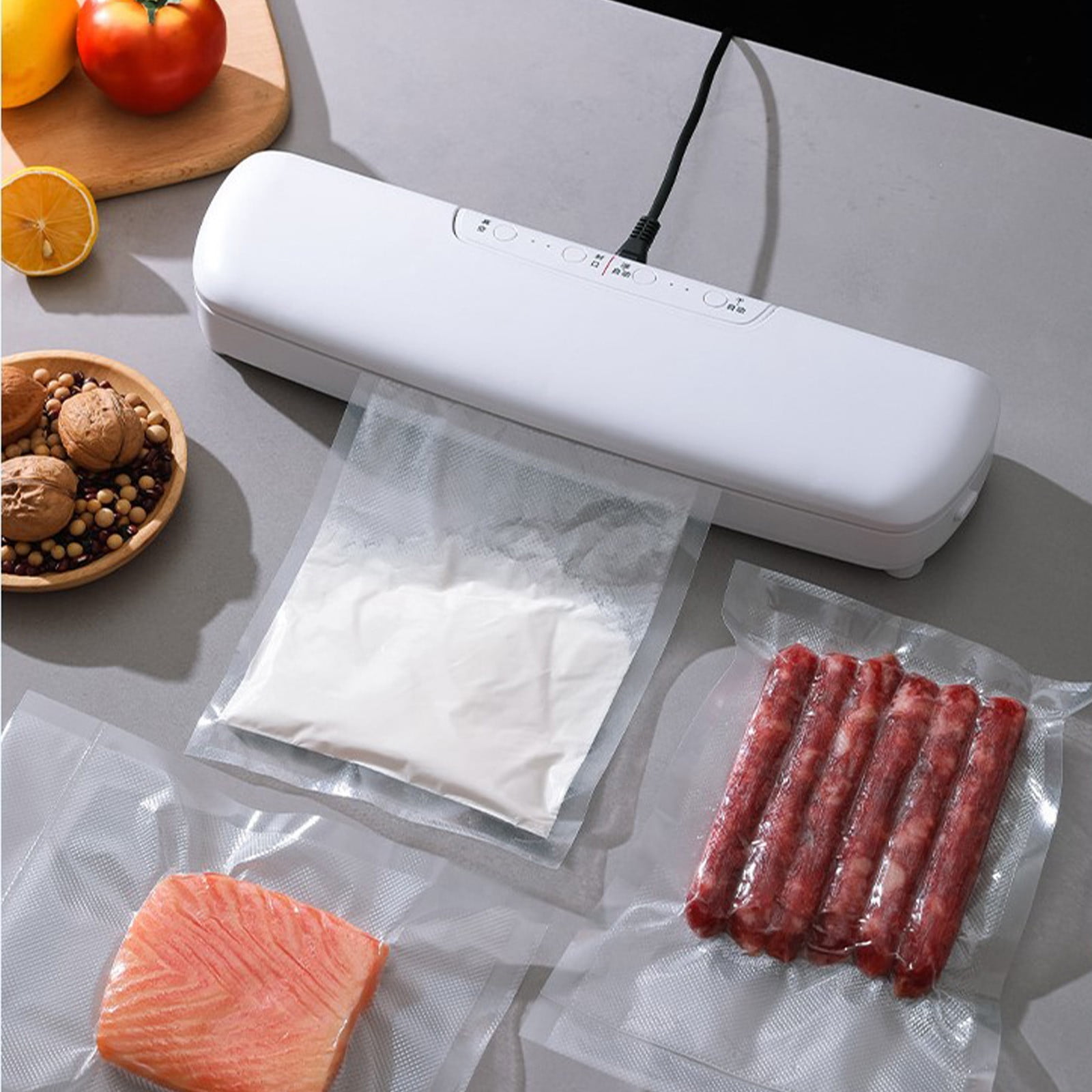 Vacuum Sealer,Food Protector Vacuum Sealer Machine, Automatic Food Vacuum Sealer for Food ...