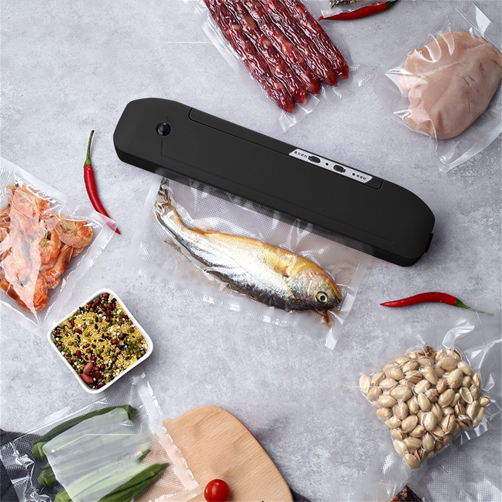 Vacuum Sealer, Food Saver Vacuum Sealer Machine, Automatic Food Vacuum Sealer for Food ...