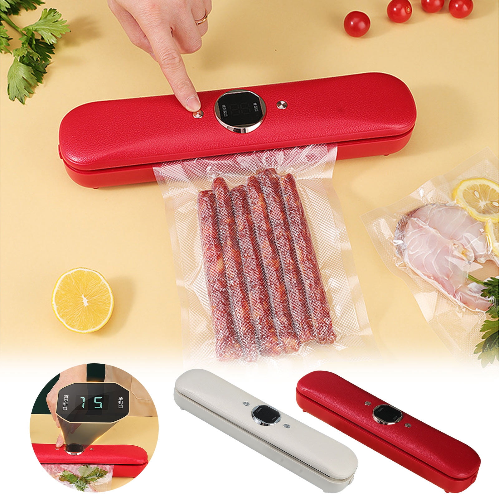 Vacuum Sealer, Food Vacuum Sealer, Automatic Vacuum Sealing Machine ...