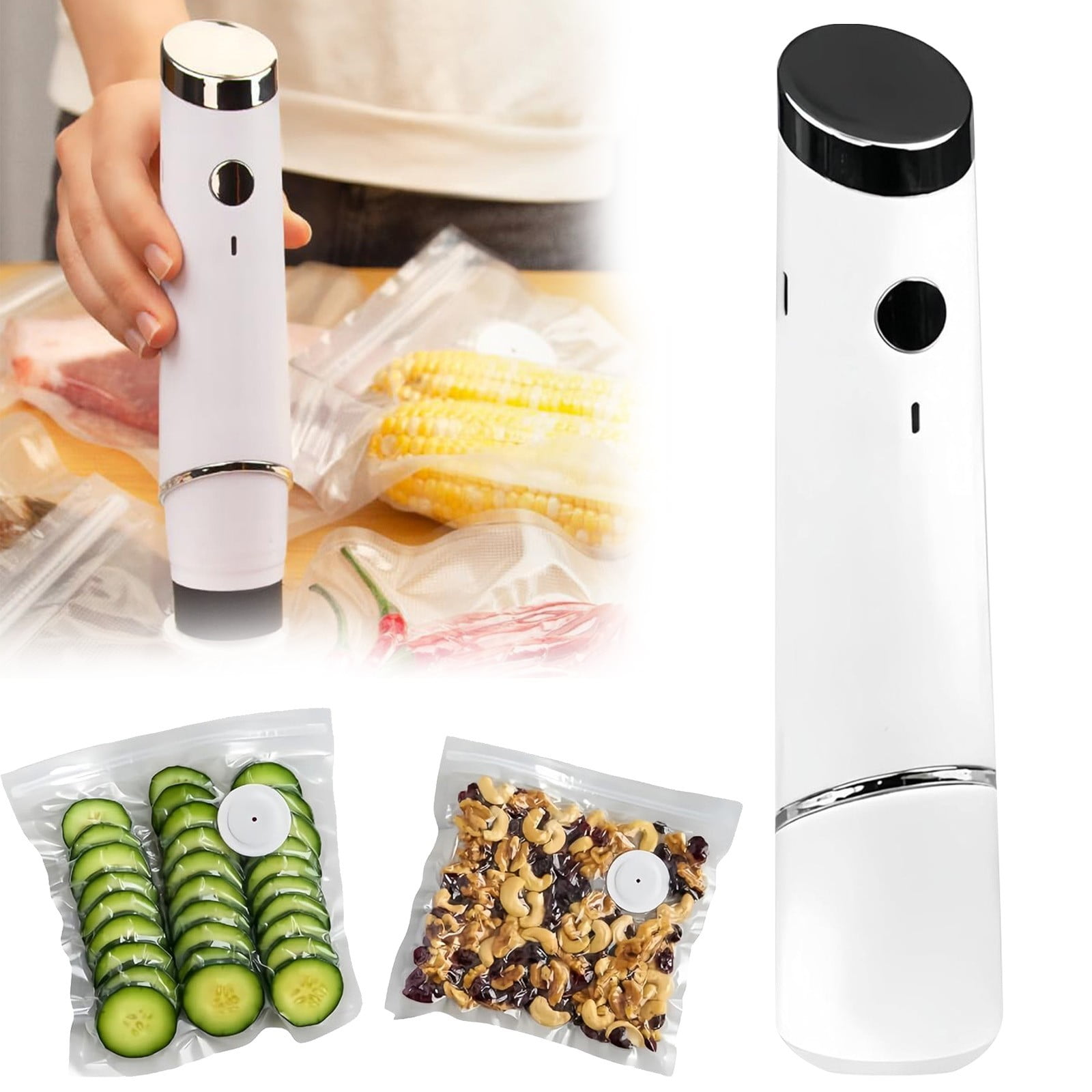 Vacuum Sealer Hand Held For Domestic Use With Sealing Bag And Roll For ...