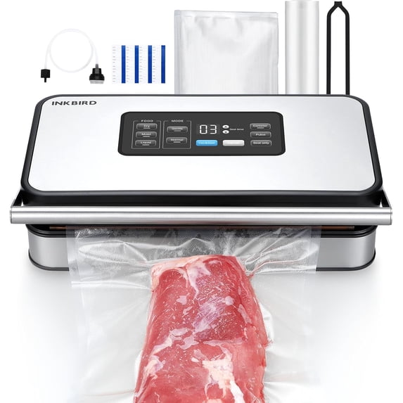 Vacuum Sealer Machine with 160W Double Pump Full Automoatic Pro Vacuum ...
