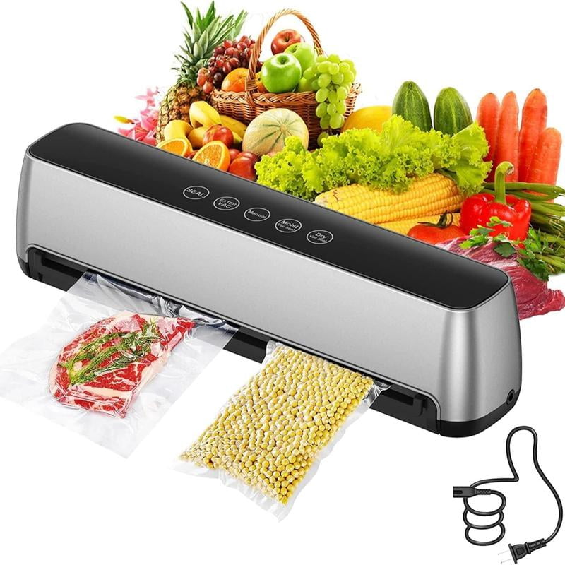Vacuum Sealer Machine - 8 in 1 Food Vacuum Sealer Machine with Build-in ...
