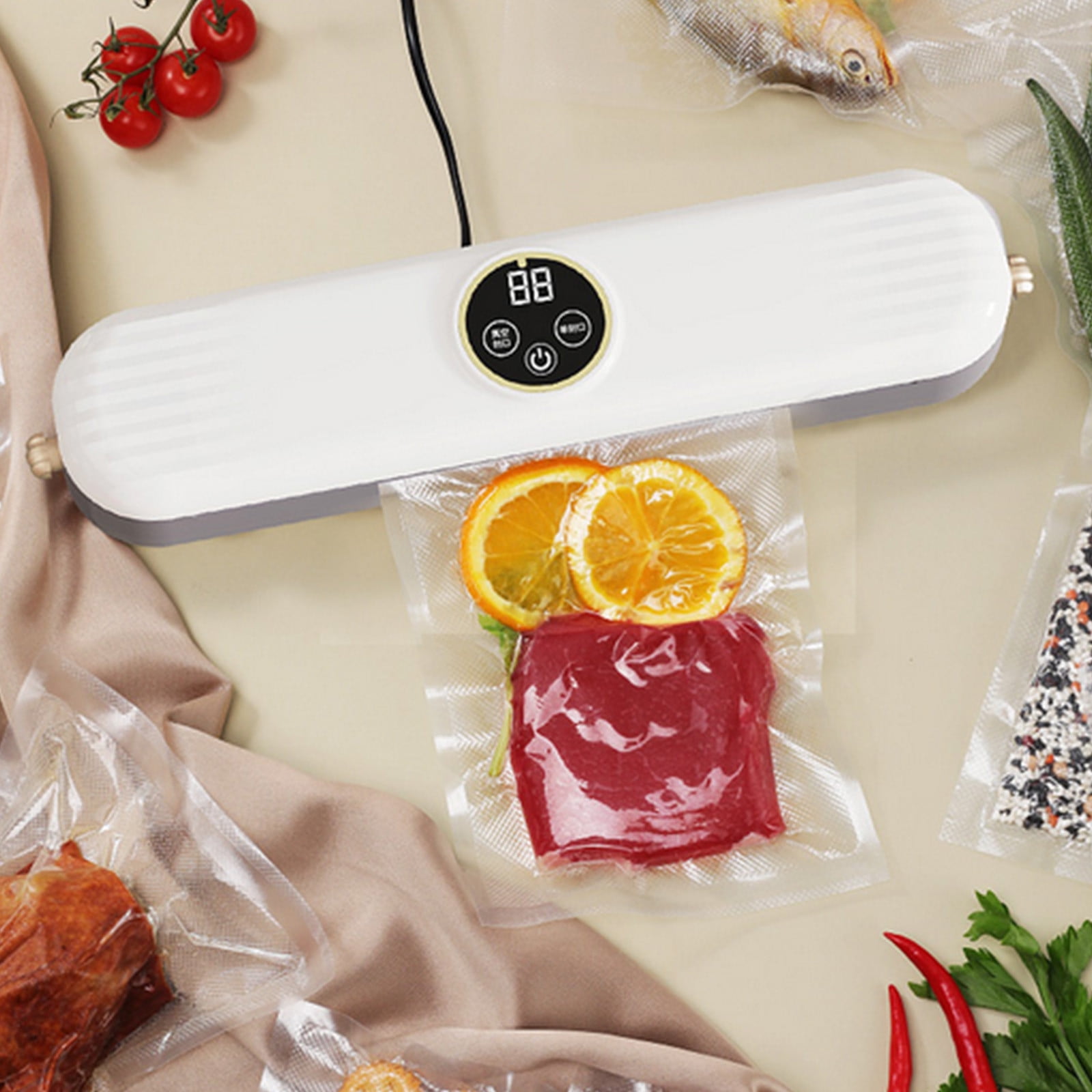 Vacuum Sealer Machine High Power LCD Display | Fully Automatic Vacuum ...