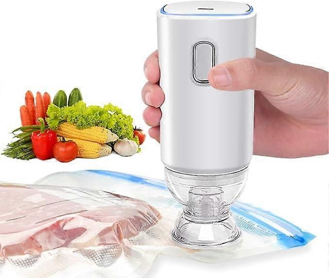 Vacuum Sealer Pump, Portable Automatic Mini Vacuum Sealer for Various Food Preservation ...