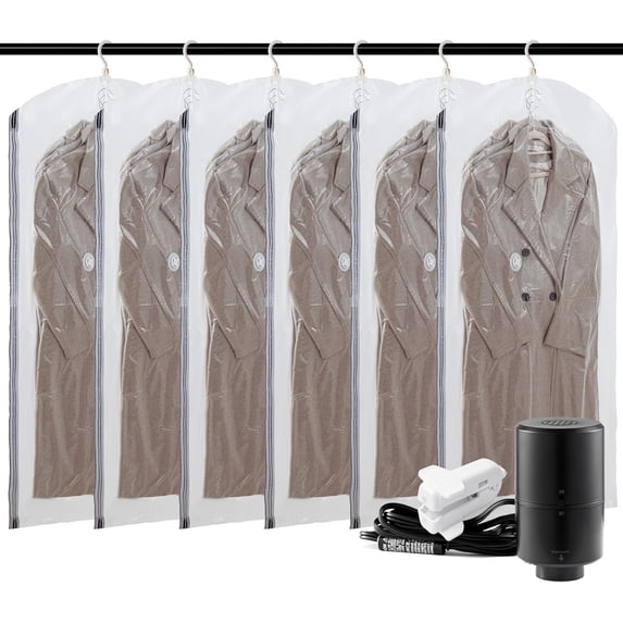 Vacuum Sealer Suction Space Saver Storage Bags for Clothes with ...