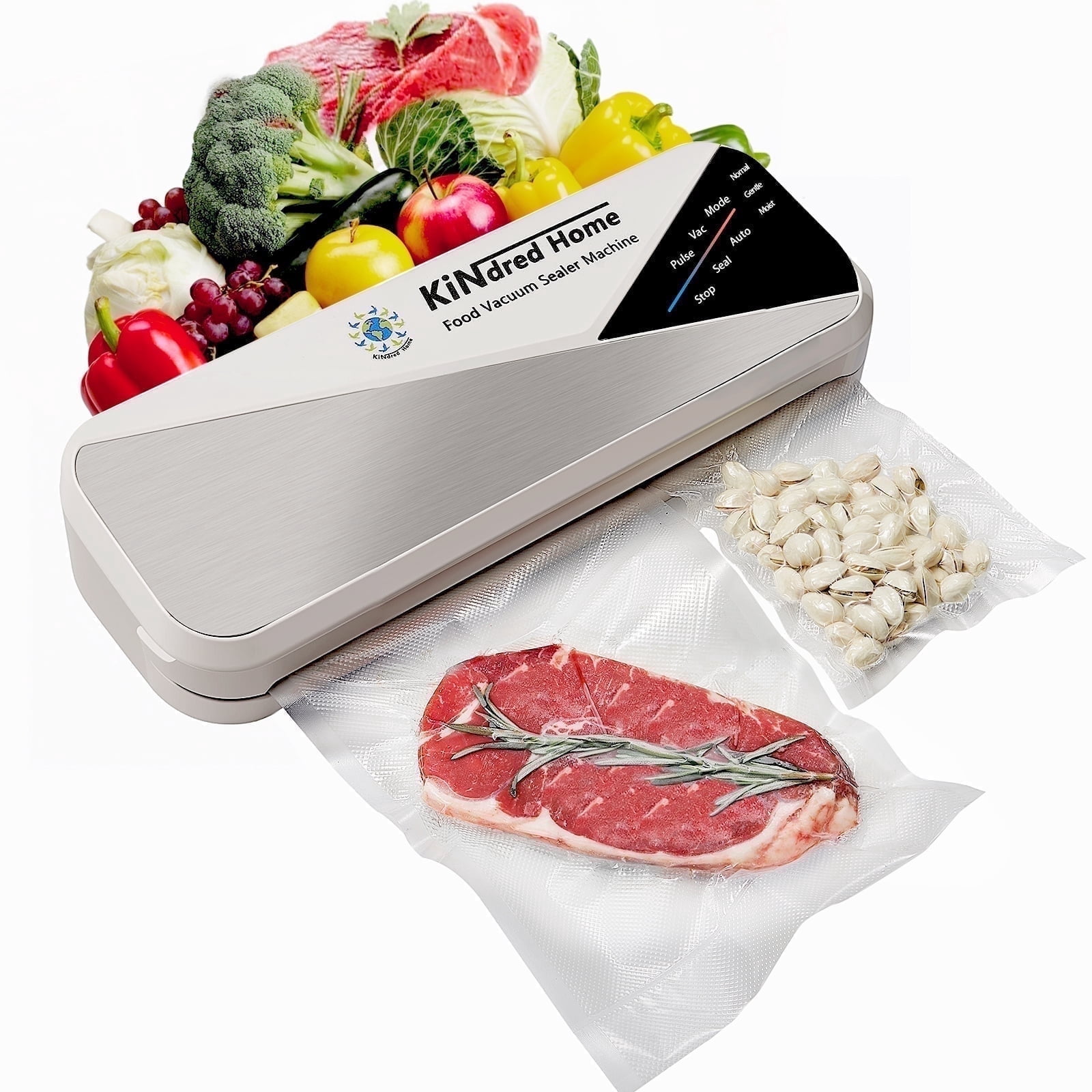 Vacuum Sealer for Food Storage - Seals Dry & Moist Foods, Includes ...