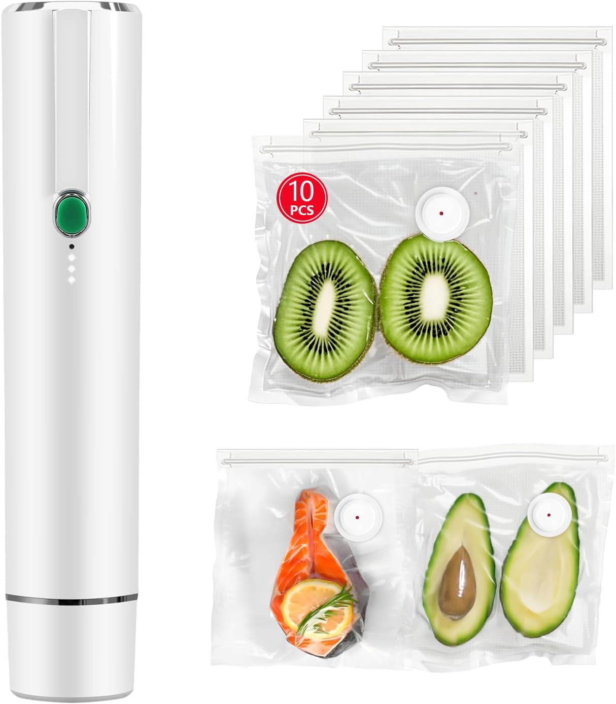 Vacuum Sealer, vacuum sealer for food, handheld vacuum sealer(Vacuum ...