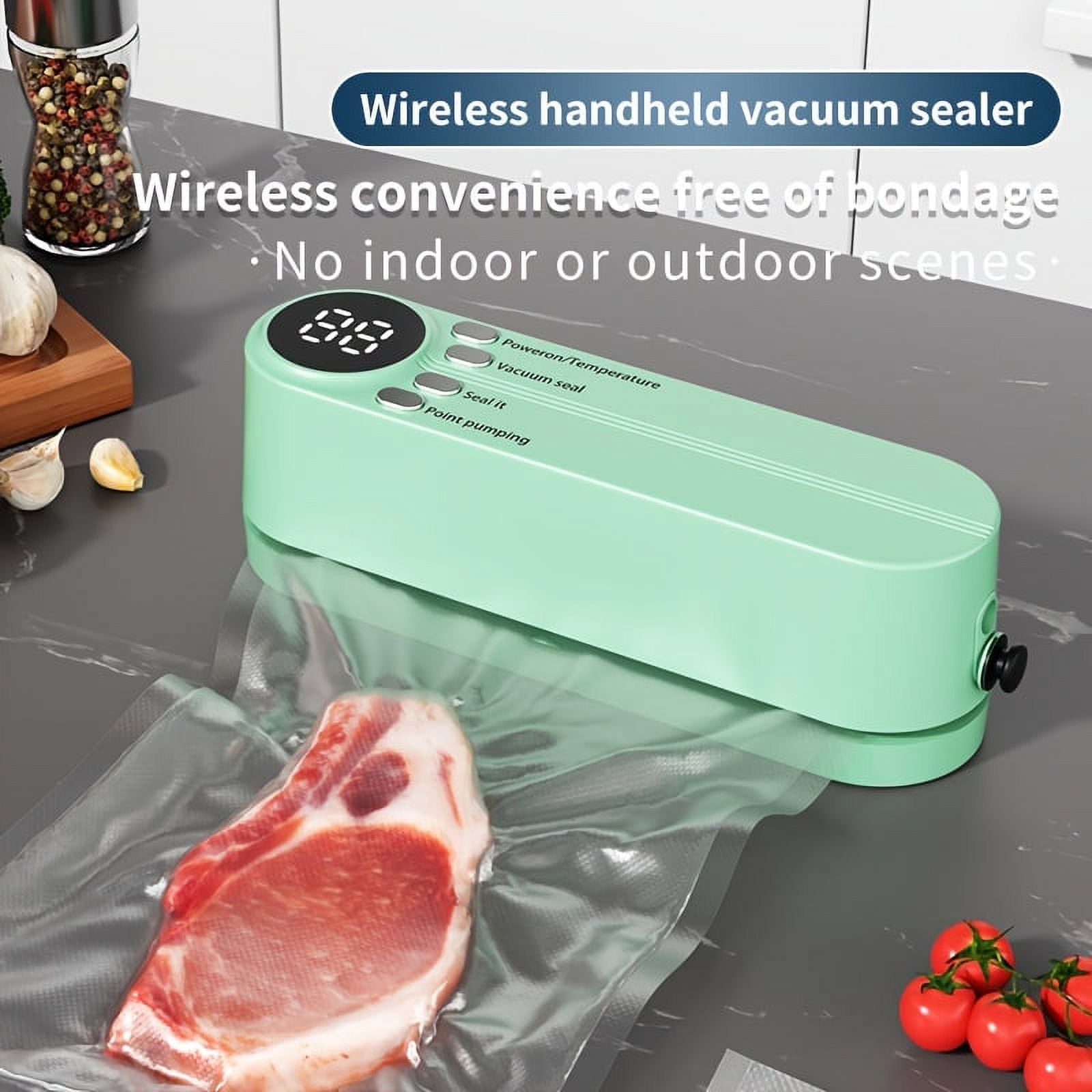 Vacuum Sealing Machine, Built-in Cutter, Automatic Food Sealer Machine ...