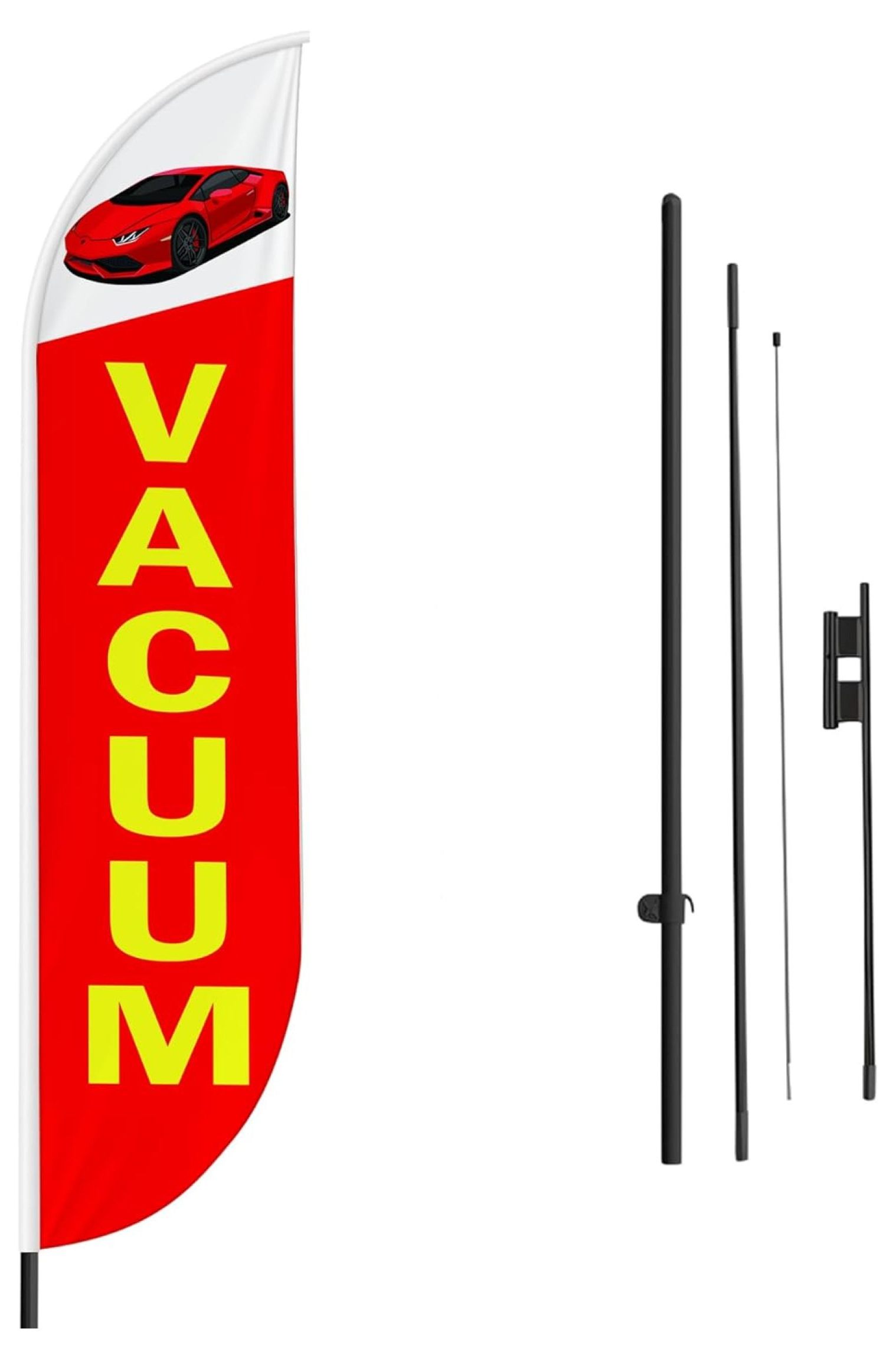 Vacuum Sign flag Pole kit for Outdoor by Huang zhong wening | 15 FEET ...