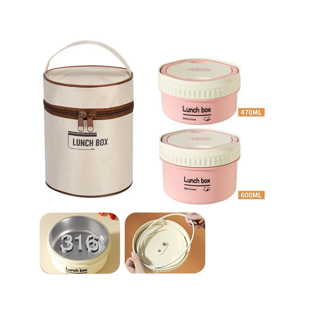 Vacuum Steel Leak Proof and Insulated Steel Three-Layer Lunch/Snack Box ...