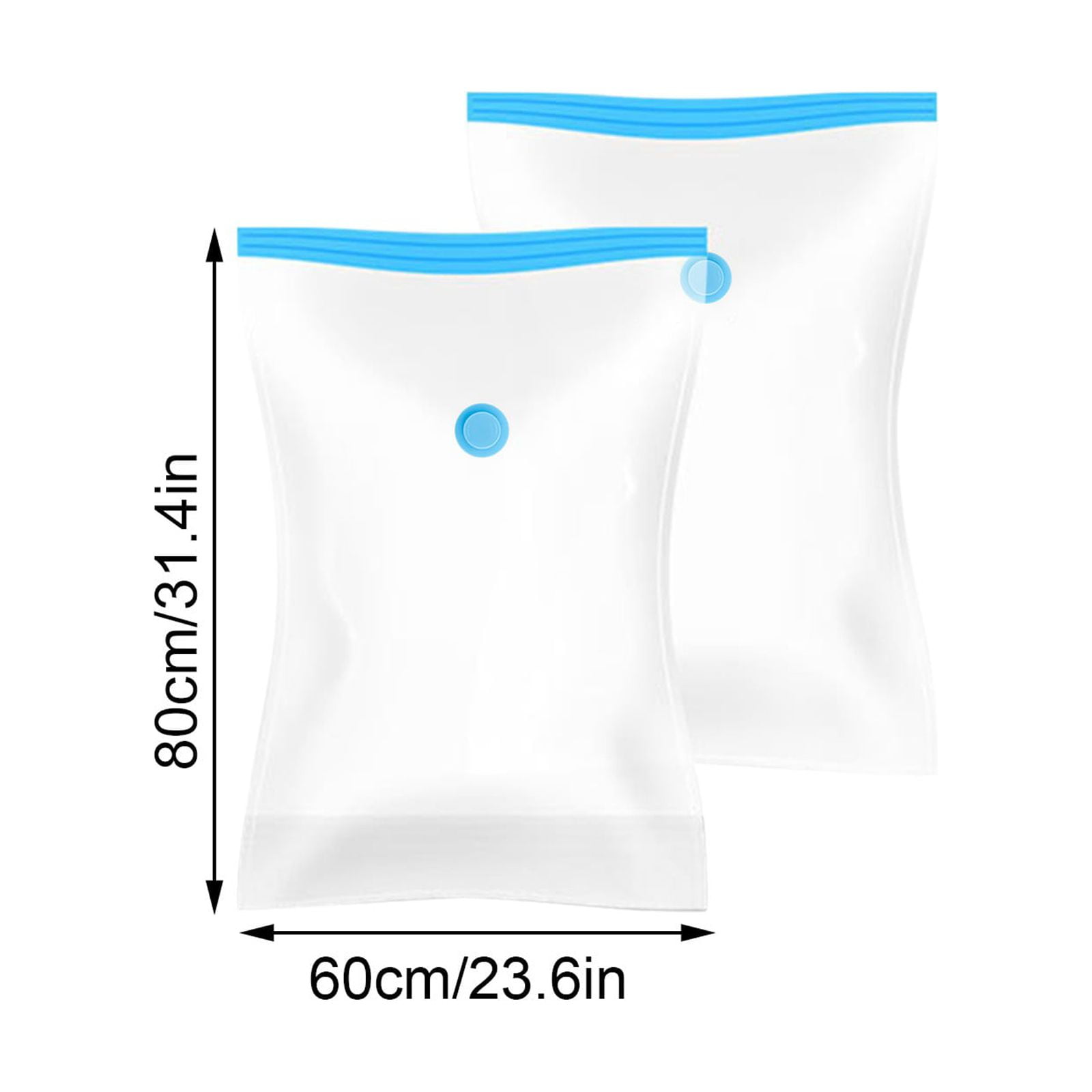 Vacuum Storage Bag for Space Saving, Reusable Large Compressed Travel ...