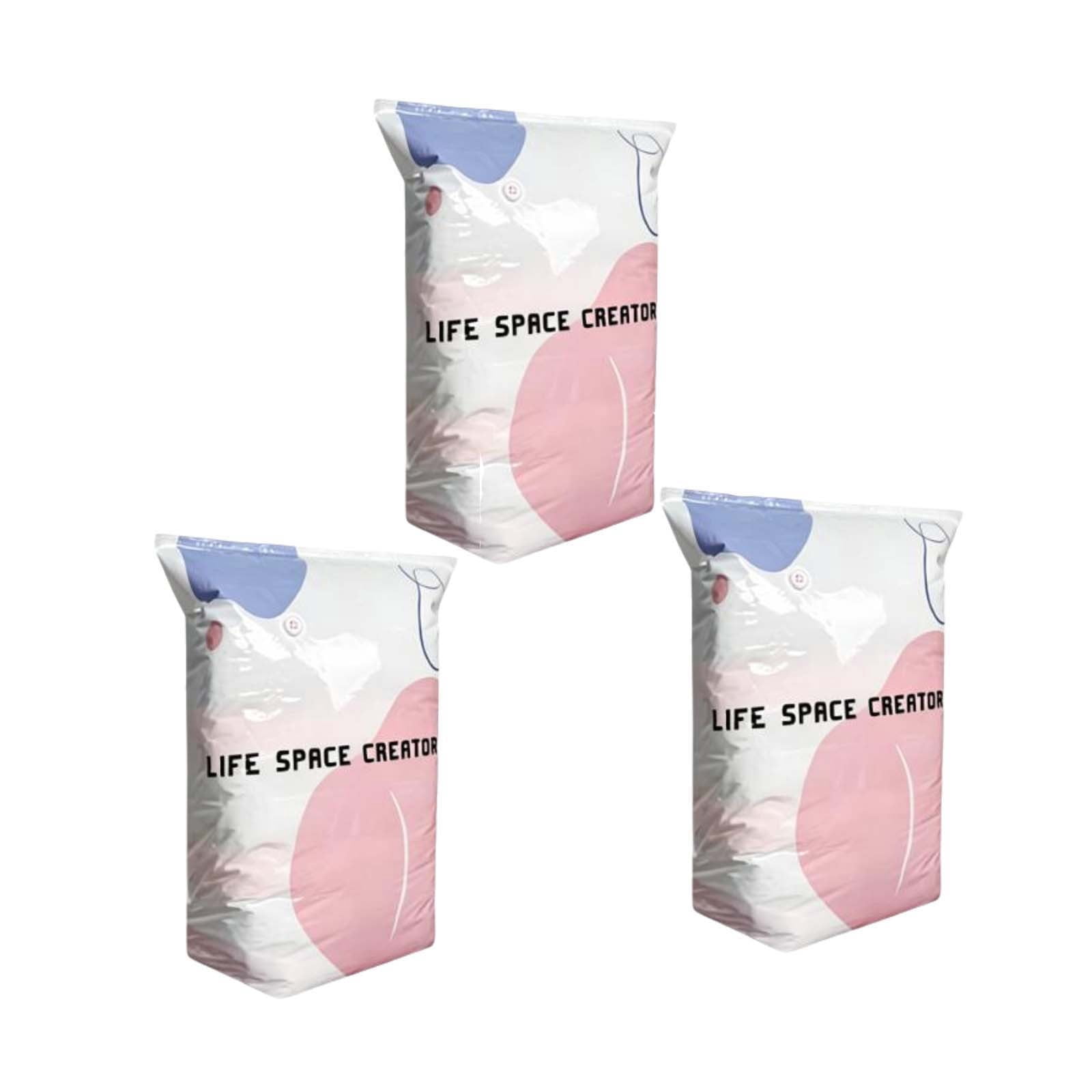 Vacuum Storage Bags, Cube Compression Space Saver Seal Bags, No‑Pump ...
