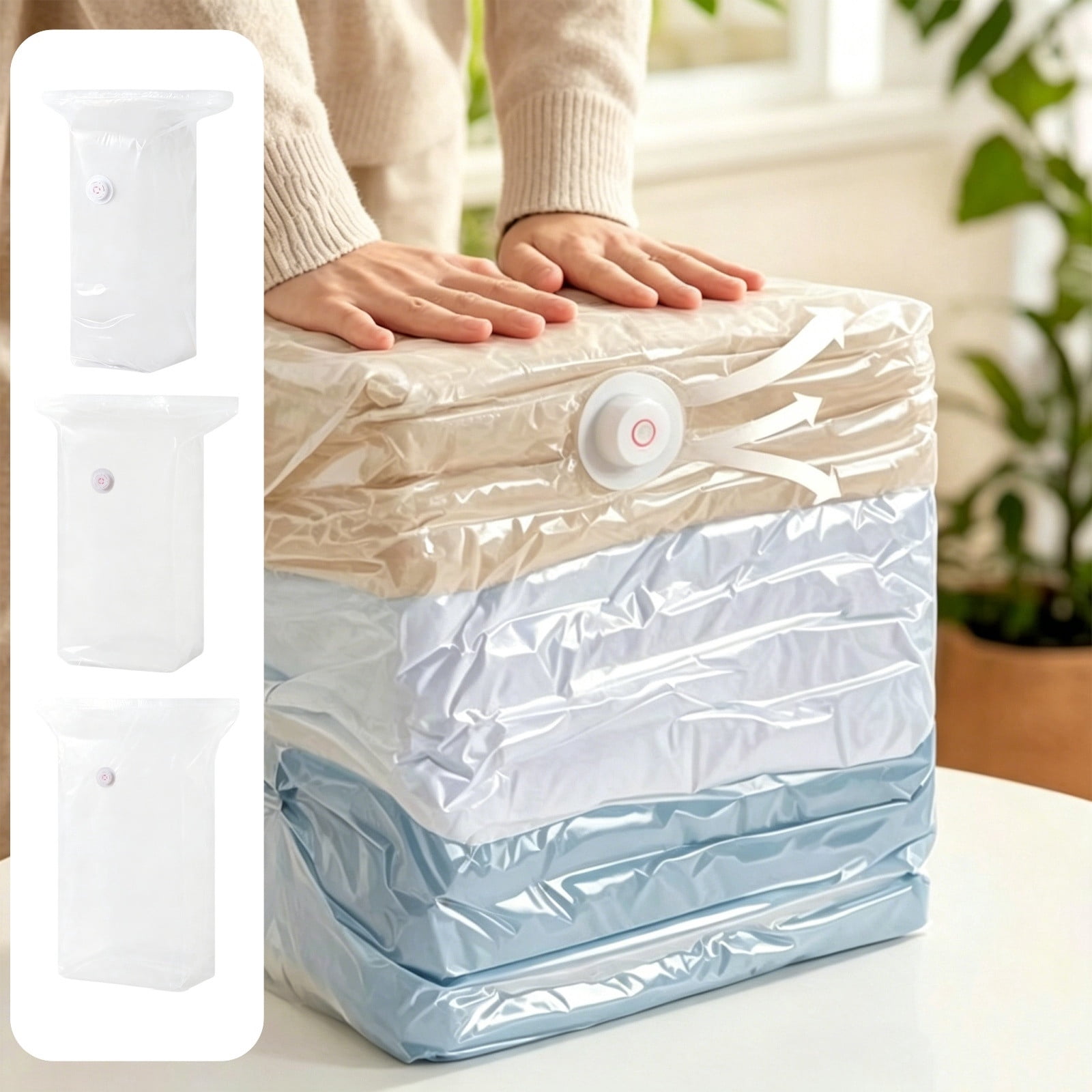 Vacuum Storage Bags,Jumbo Cube (12.6x19.7x27.6in), Large Vacuum Seal ...