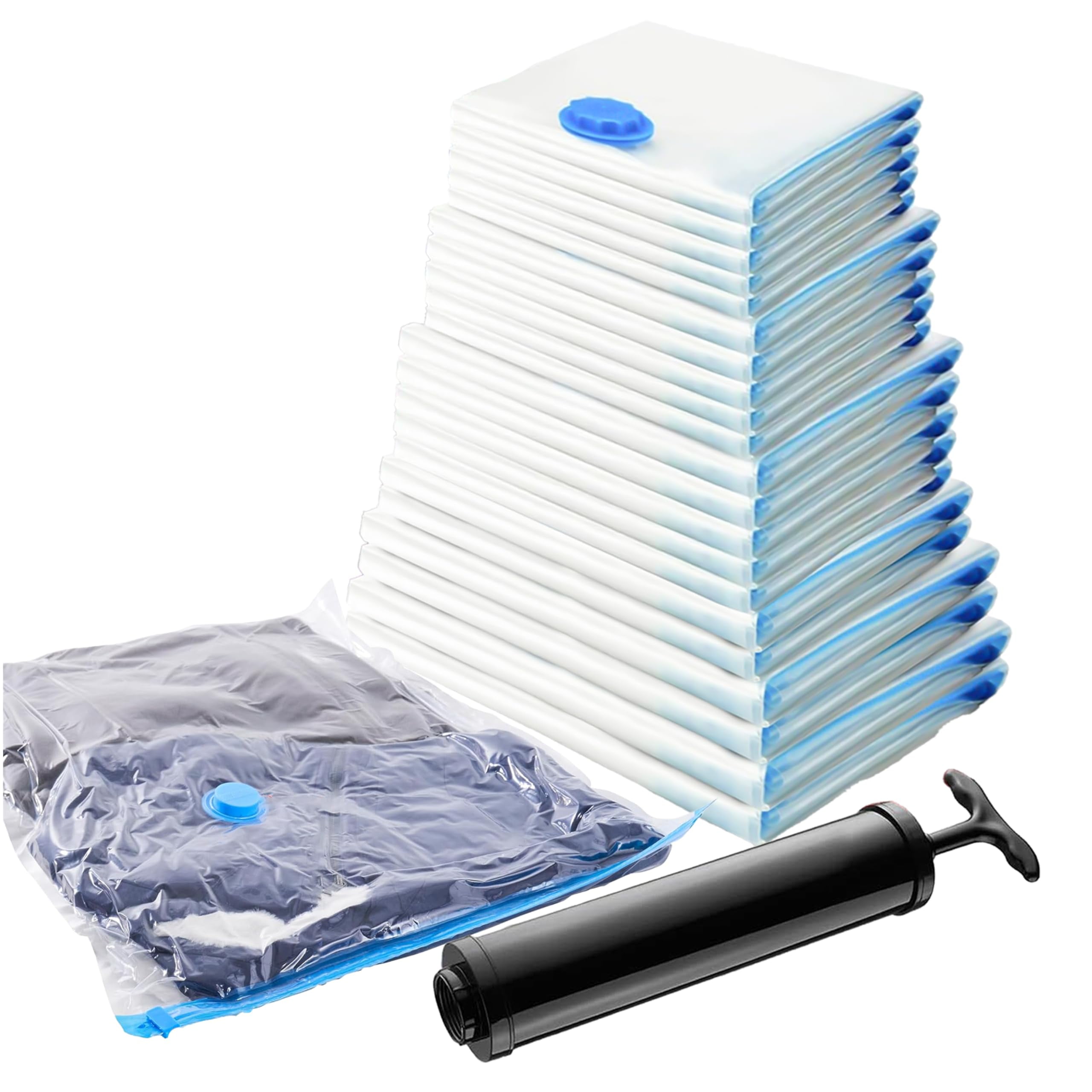 Vacuum Storage Bags (Variety 20 Pack) Save 80% on Clothes Storage Space ...