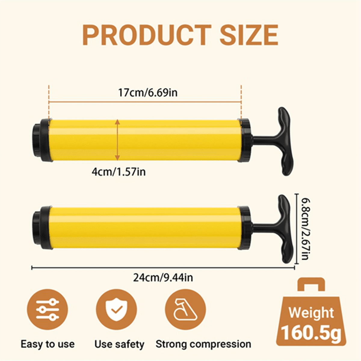 Vacuum Storage Compressed Bag Hand Air Pump Manual Tool Home Organizing ...