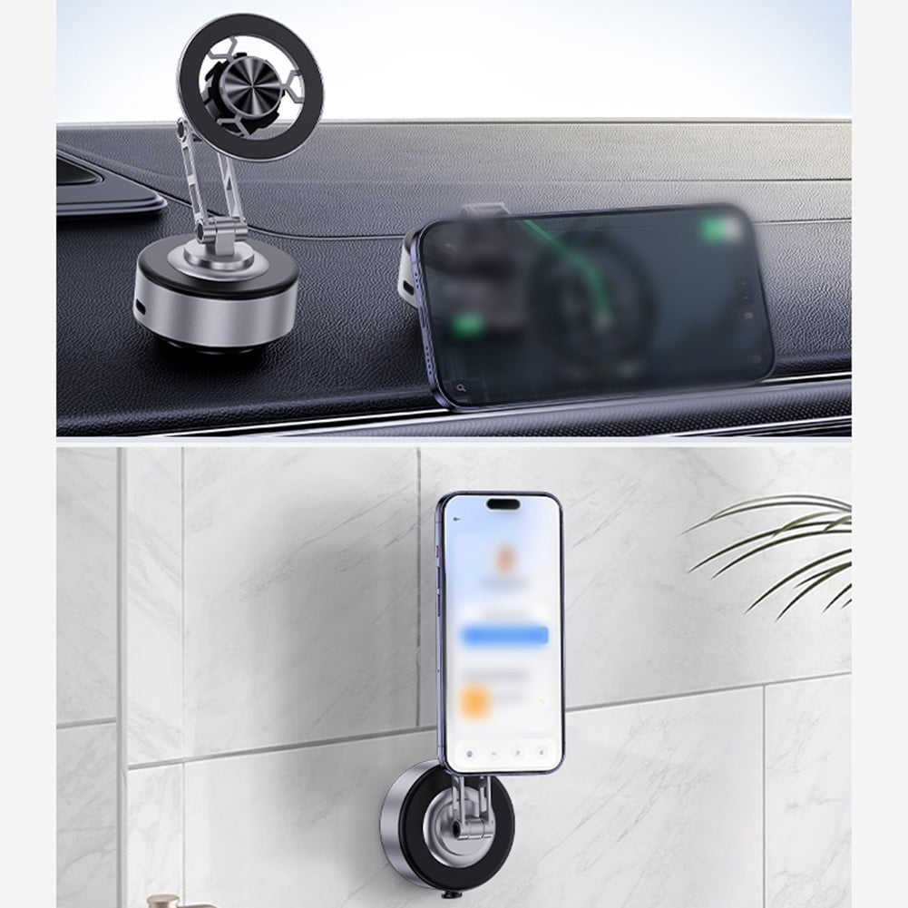 Vacuum Suction Cup Car Support Navigation Collapsible Rotary Lift Stand ...