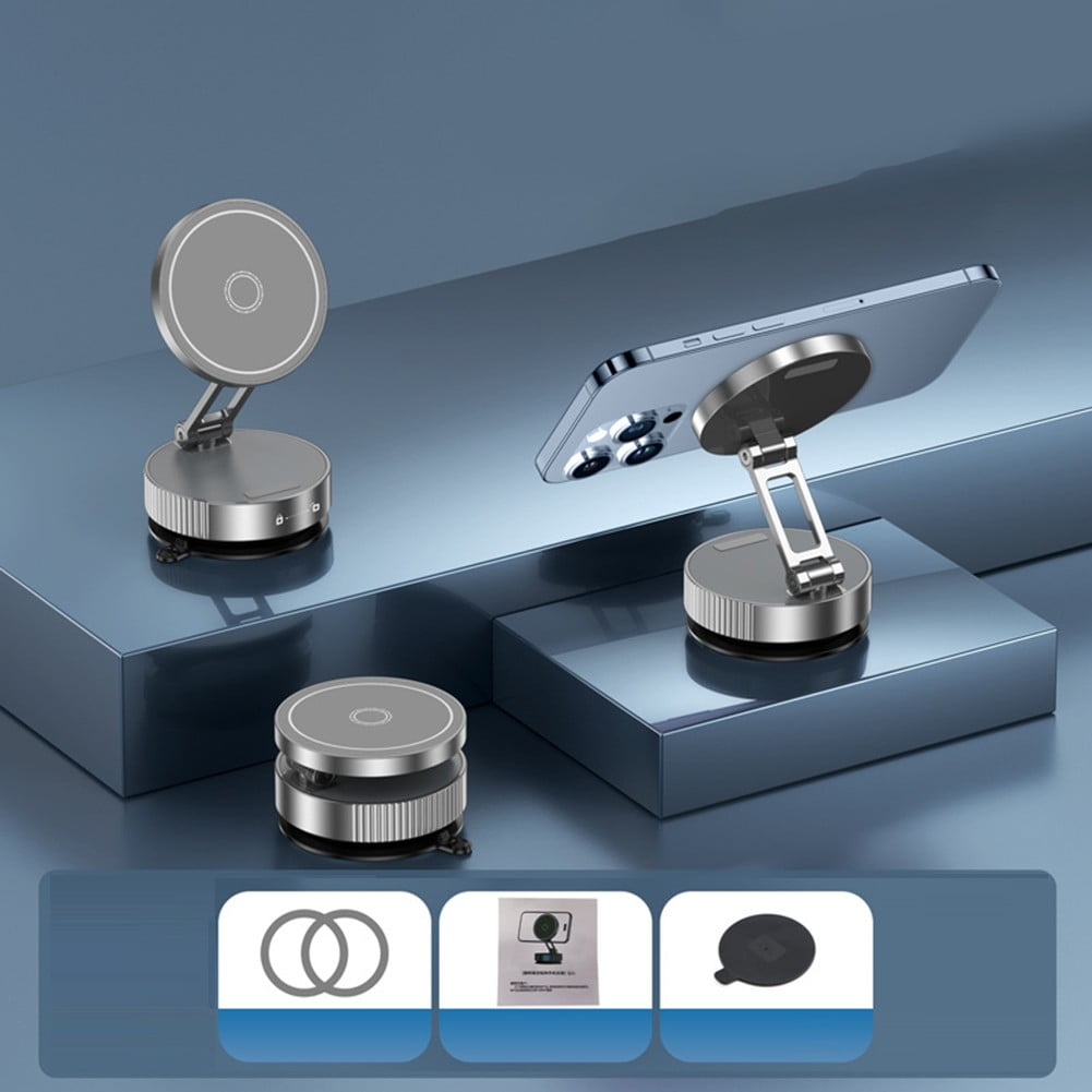 Vacuum Suction Cup Car Support Navigation Collapsible Rotary Lift Stand ...