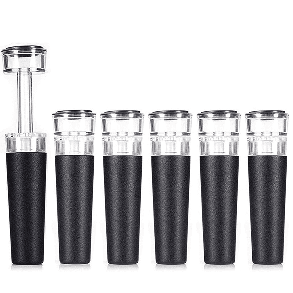 Vacuum Wine Stoppers, Reusable Wine Cork Seals Your Beverages Tightly ...