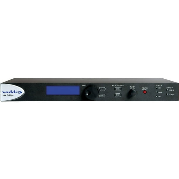 Vaddio AV Bridge, Streaming Video and Audio, Black - Walmart Business ...