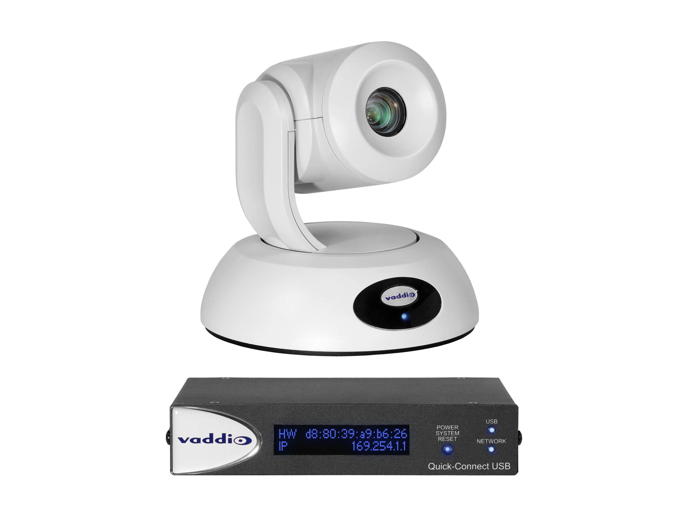Vaddio RoboSHOT USBQ USB Camera System, Includes PTZ Camera, White ...
