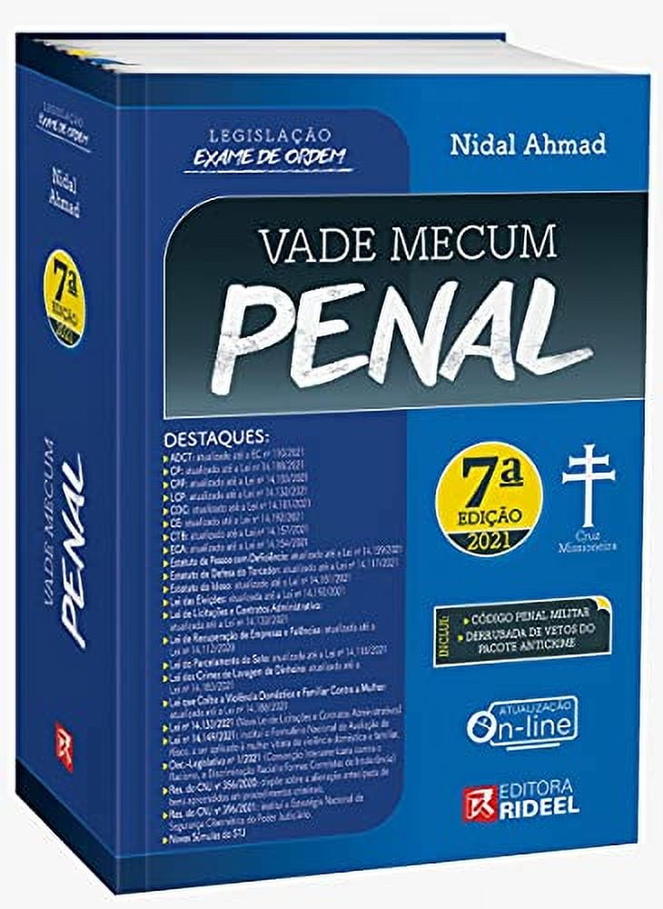 Vade Mecum Penal - Coleção Exame De Ordem - Walmart.com