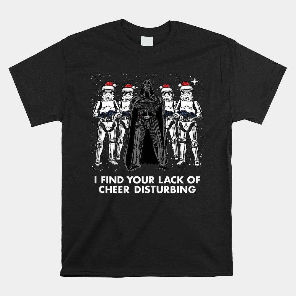 Vader Trooper Lack Cheer Christmas Shirt - Walmart.com