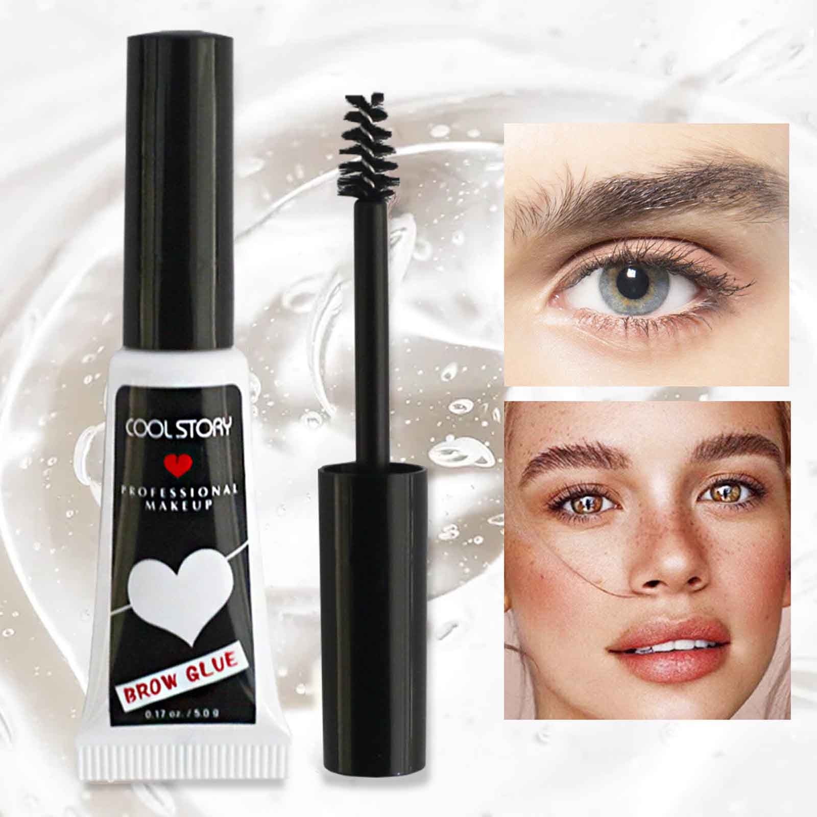 Vadktai Deals Clear Eyebrow Setting Gel, Brow Fix Gel, Waterproof And ...