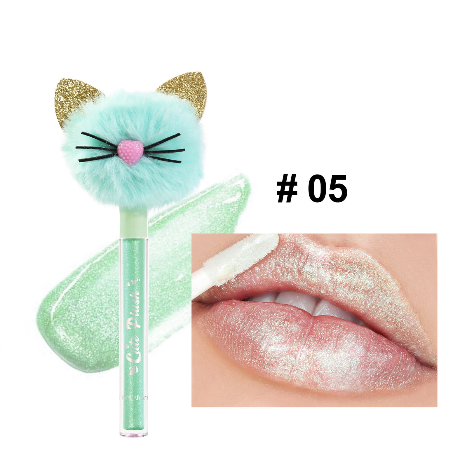 Vadktai Deals Liquid Glitter Lip Gloss, Diamond Shiny Lipstick ...