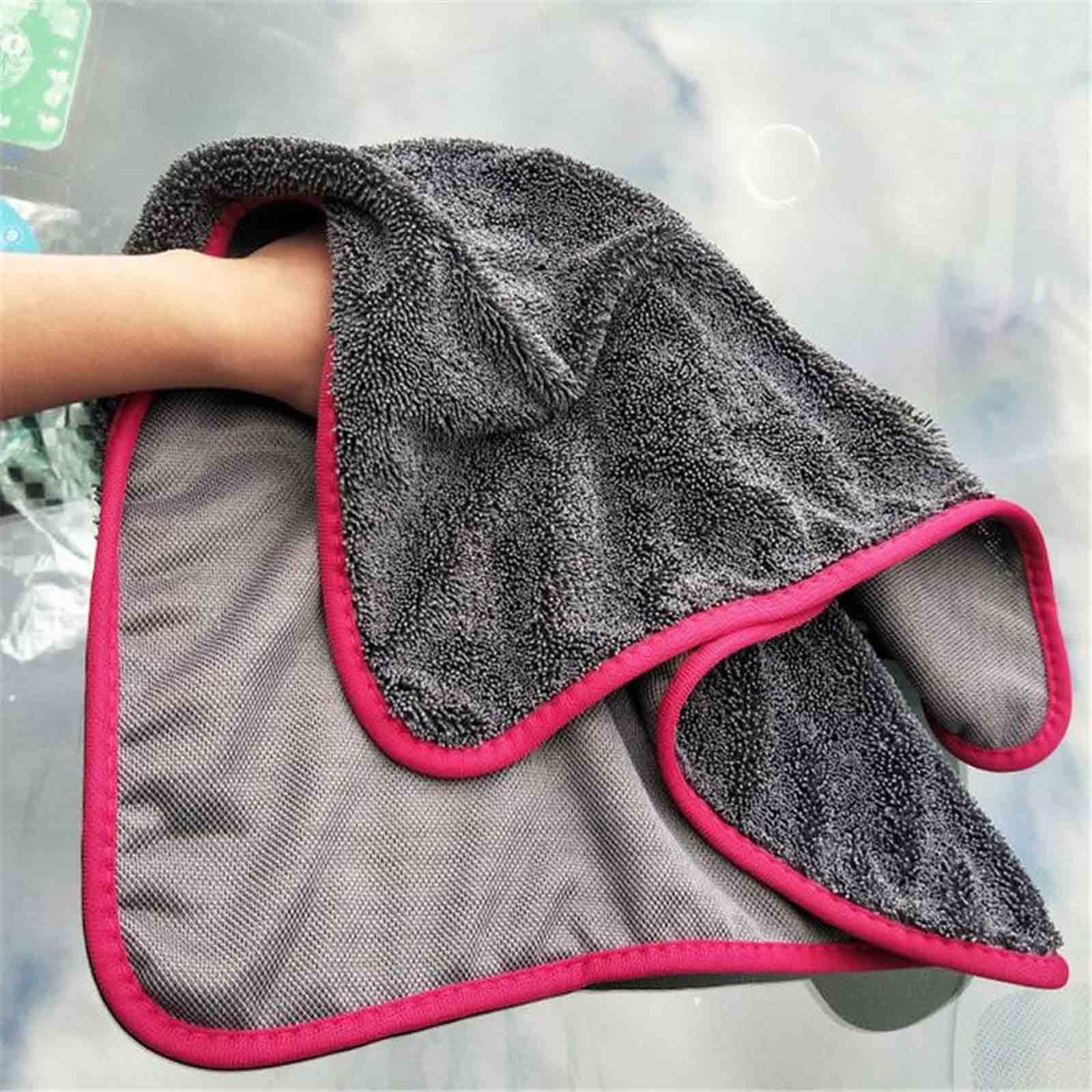 Vadktai Extra Large Car Drying Towel, Twisted Terry Microfiber Towels ...