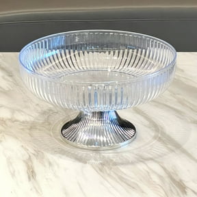 "Mainstays Ceramic Scalloped White Decorative Tabletop Bowl 7.87""x7.87 ...