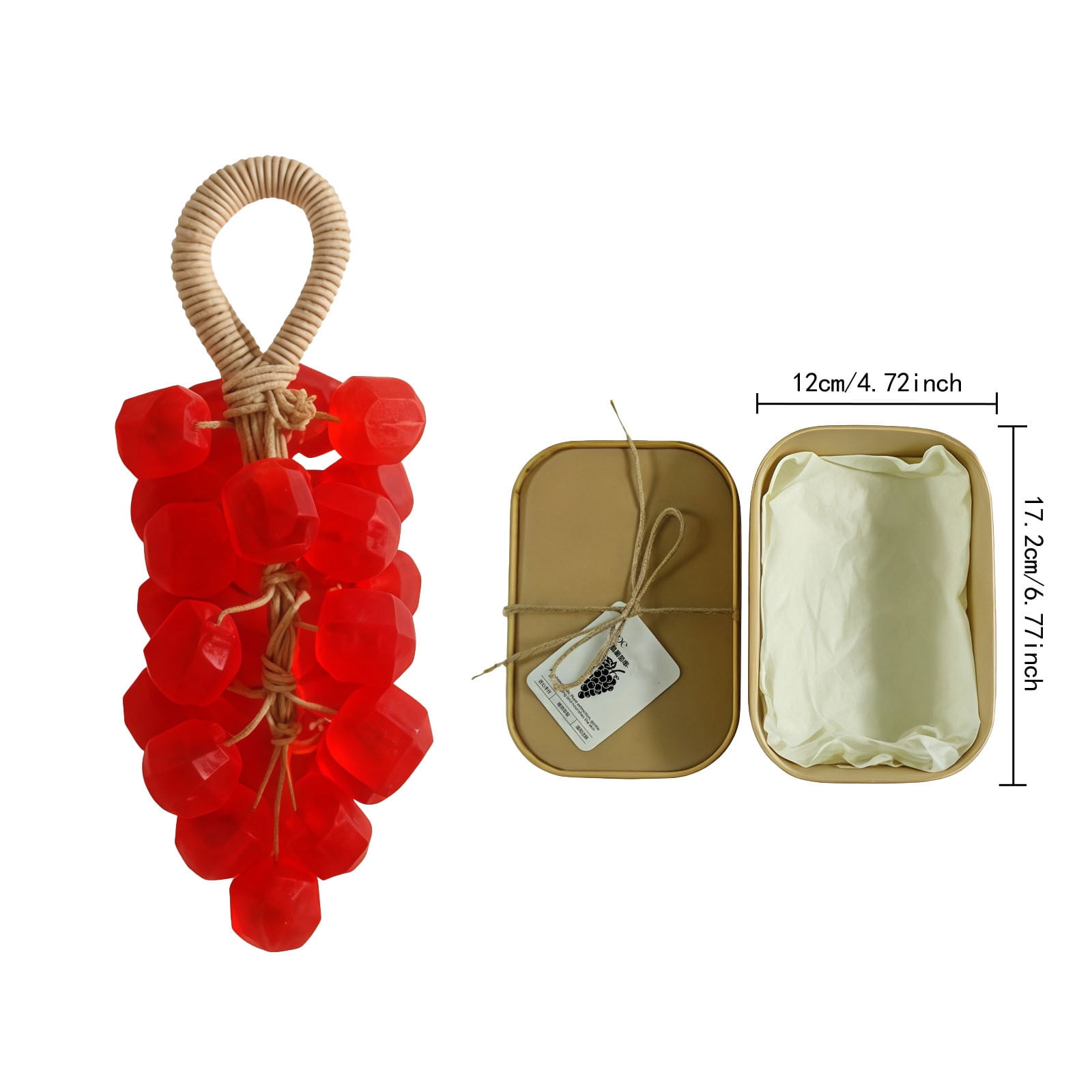 Vadktai Grape Soap on a Rope, Handcrafted Grape Cluster Shaped Soaps ...