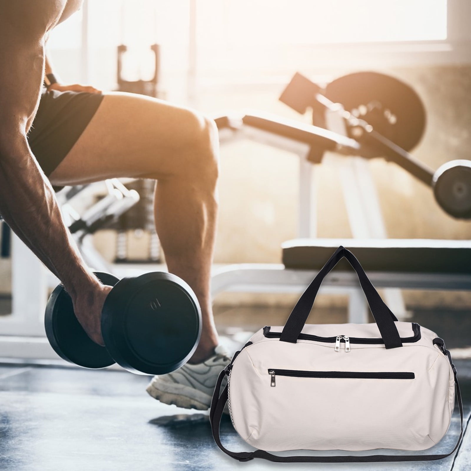 Vadktai Gym Bag, for Men Women with Shoe and Wet Compartment, Sports ...