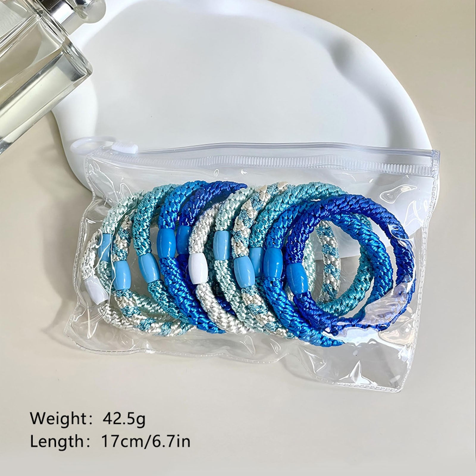 Vadktai Hair Ties for Thick Hair, 12 Pack, Thick No-Crease Bands with ...