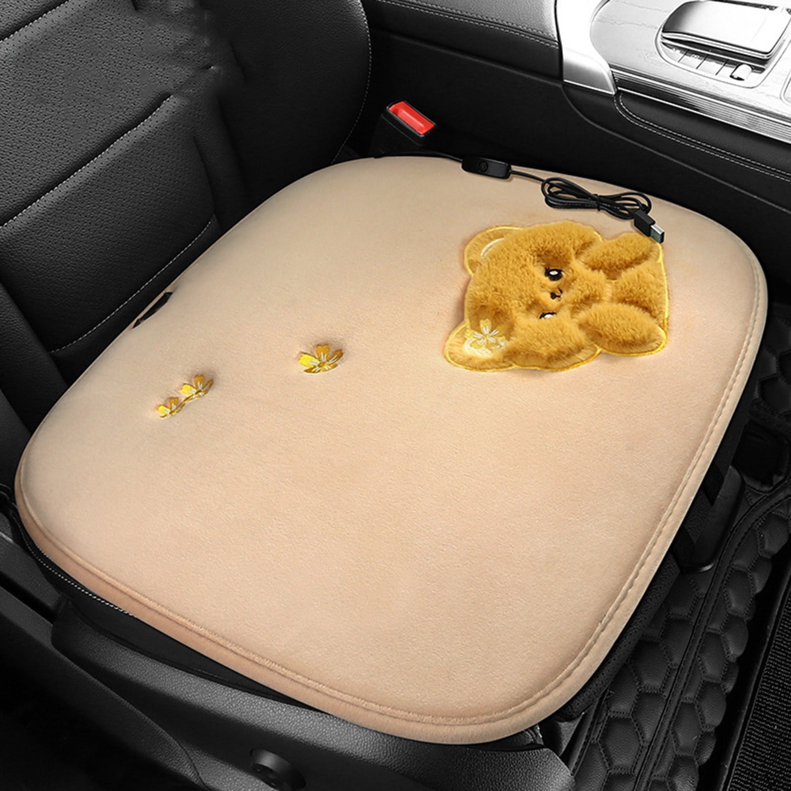 Vadktai Heated Pad for Office Chair, Square Heating Pad with Auto Shut ...